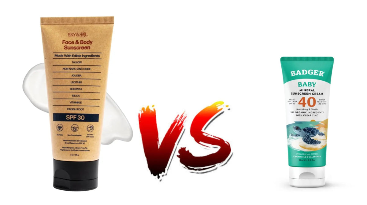 Sky&Sol or Badger Baby SPF: Which is Gentler & Safer? – Sky and Sol