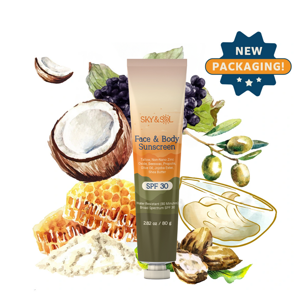 Sky and Sol: Natural Sunscreen & Self-Care Range