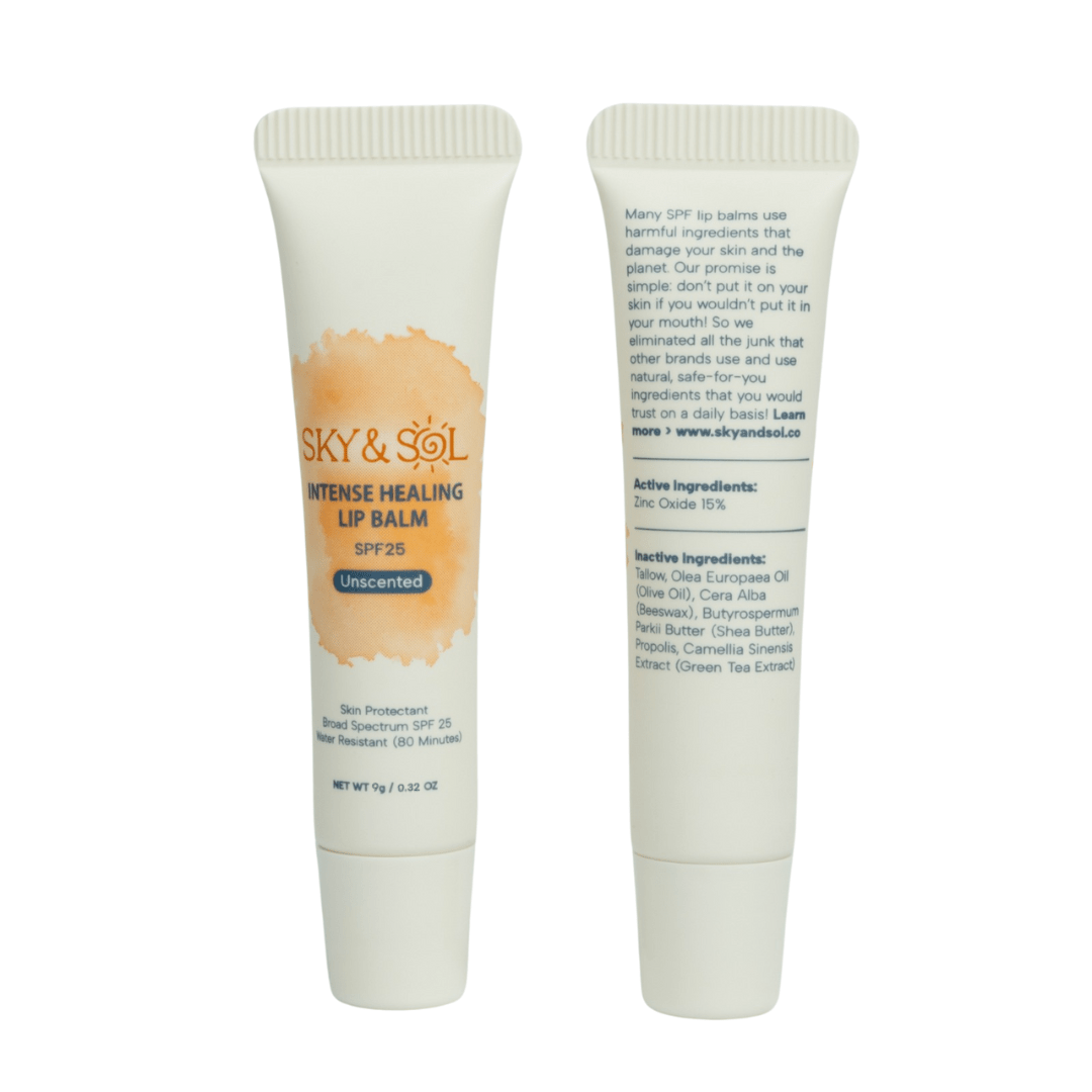 Sky and Sol Lip Jelly SPF 25, All Natural and Edible-Grade Ingredients