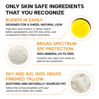Sky and Sol Sunscreen SPF 50 | Skin-Safe Ingredients & Non-Toxic on Skin